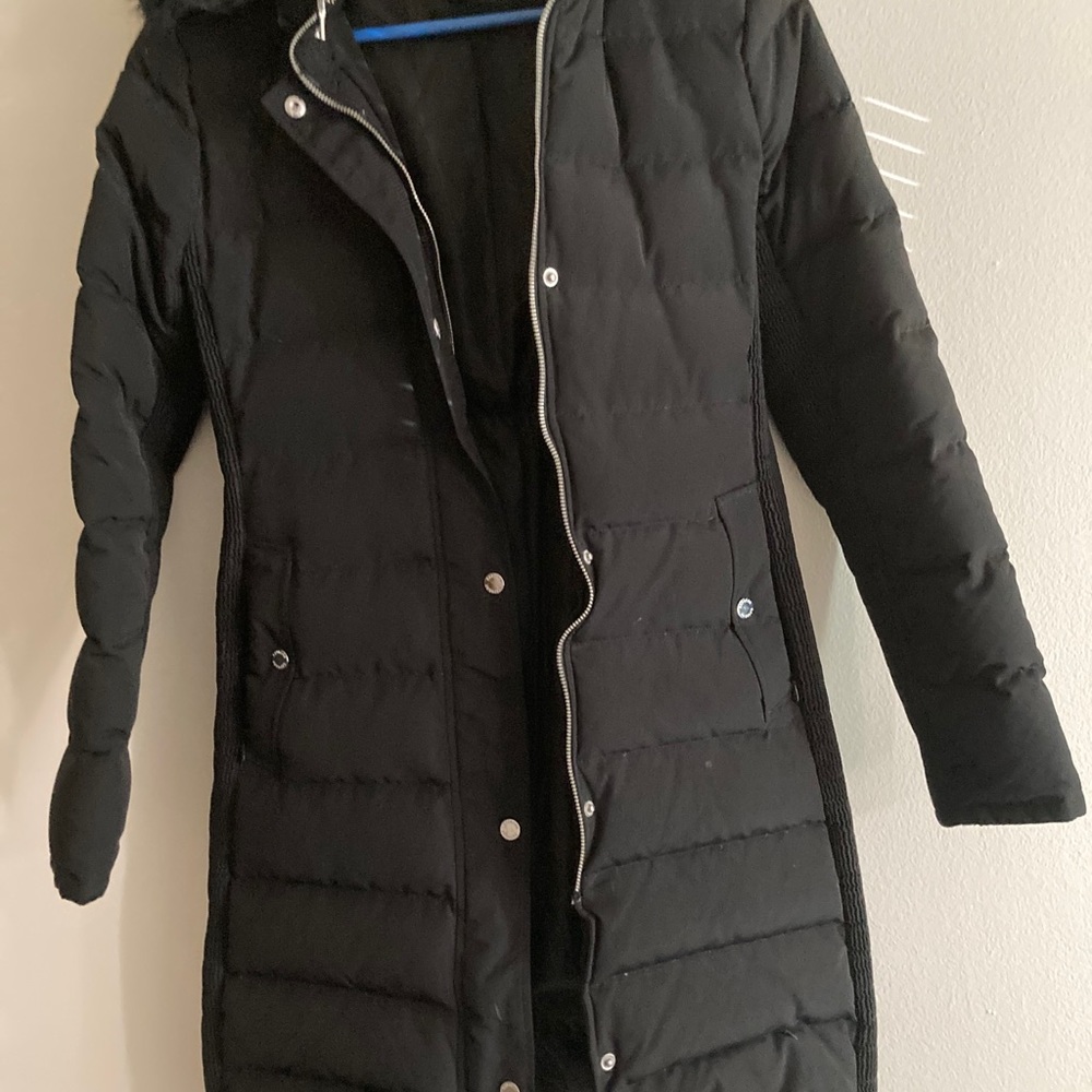 Express Long Puffer Coat - Gem